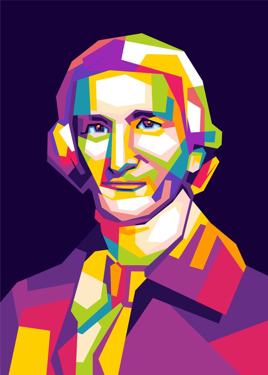 'Charles Thomson' Poster, picture, metal print, paint by Saidi Say ...