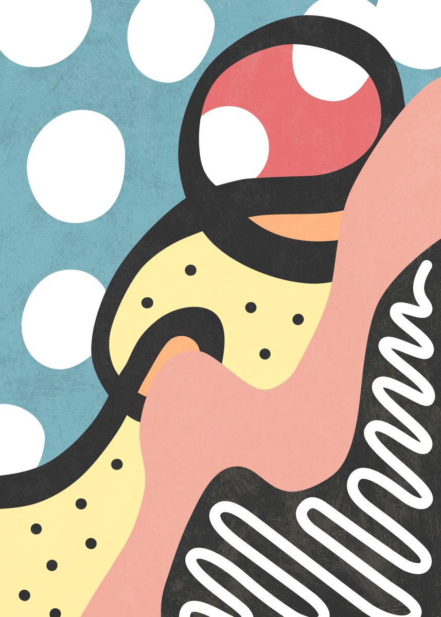 'Waves 26' Poster by amini54 | Displate