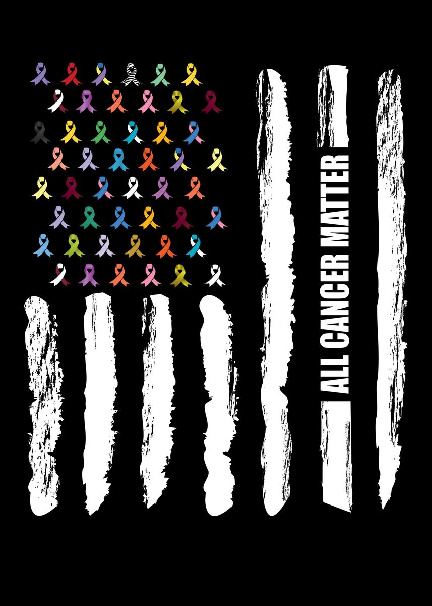 'All Cancer Matters' Poster by PlateMadeStuff | Displate