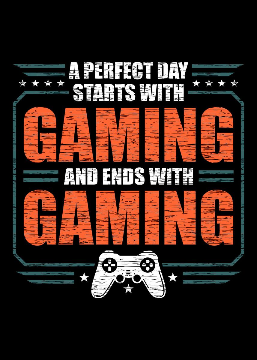 'Computer Gaming' Poster, picture, metal print, paint by Hexor | Displate