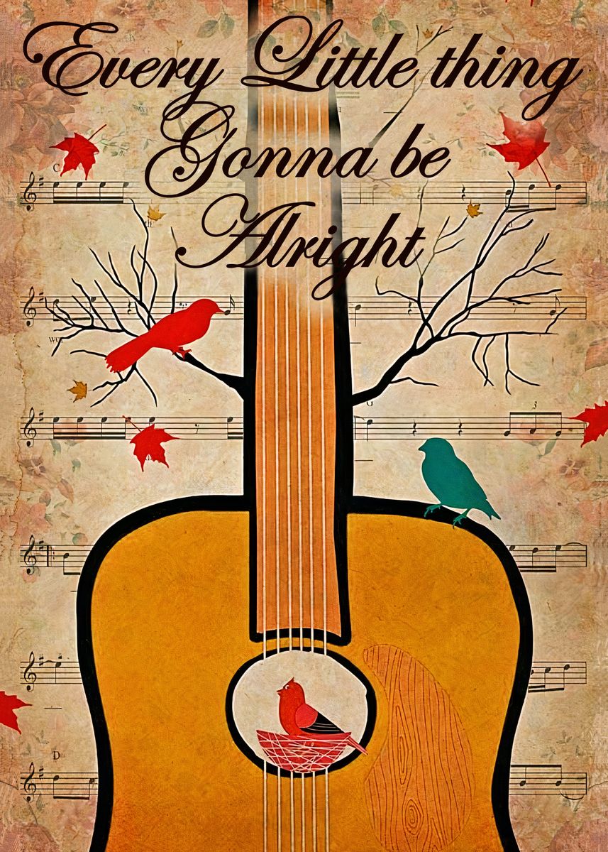 'Every little thing ' Poster, picture, metal print, paint by yvon ...