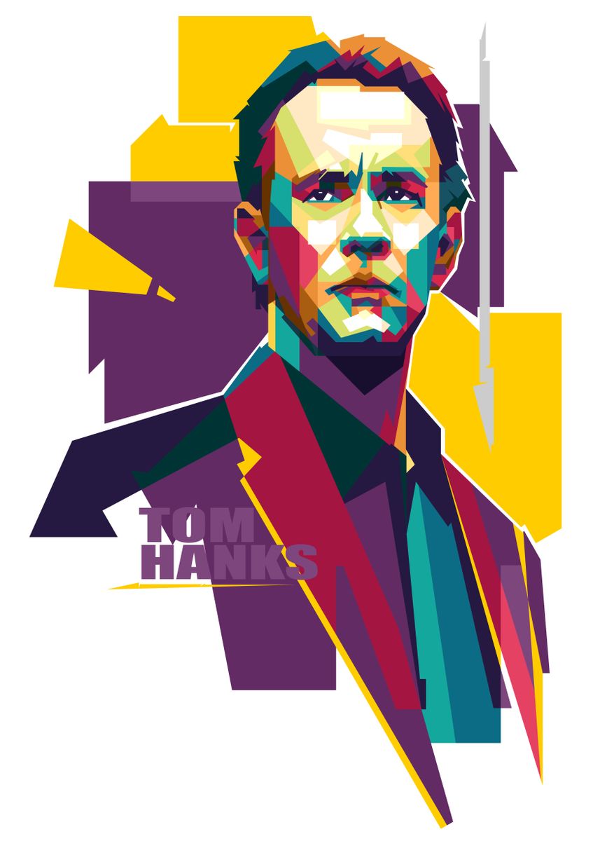 'Tom hanks' Poster by Fill Artwork | Displate