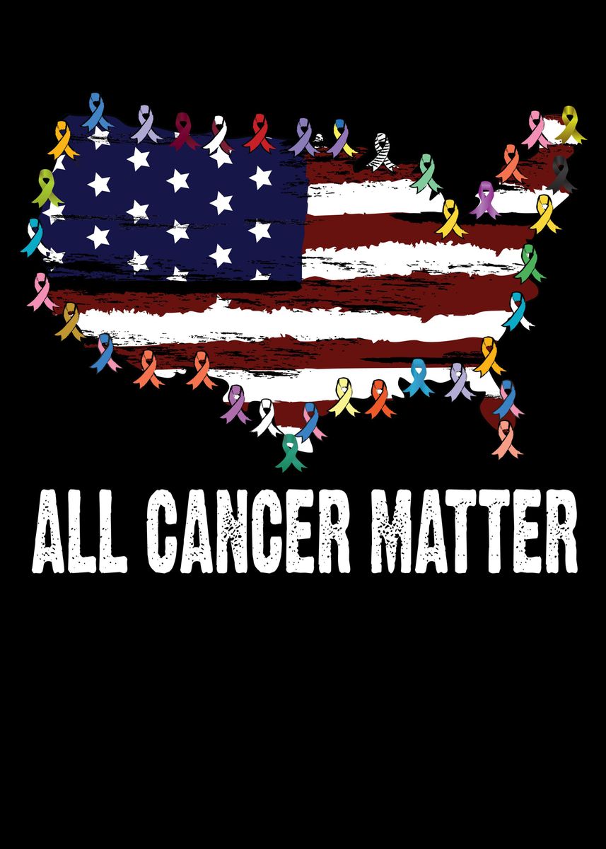 'All Cancer Matters' Poster, picture, metal print, paint by ...