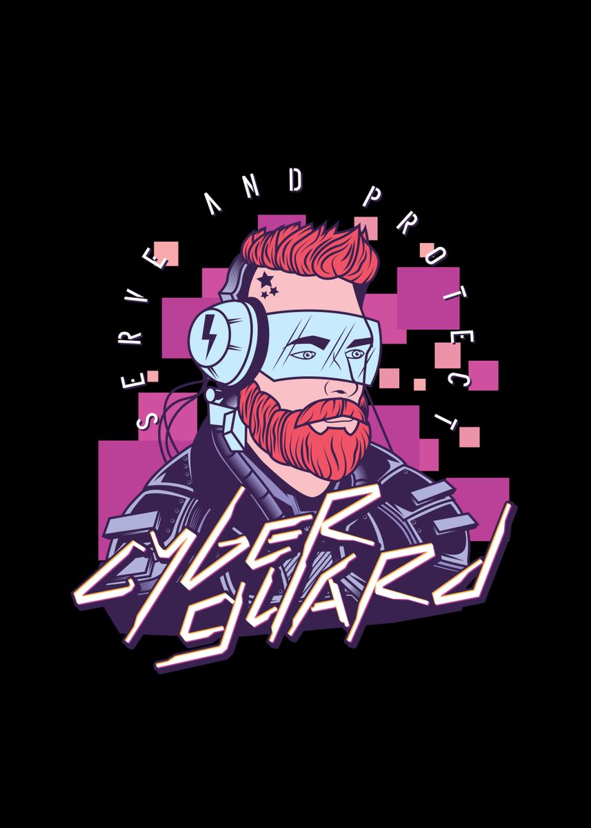 'Cyberpunk 10' Poster, picture, metal print, paint by thetshirtshop2020 ...