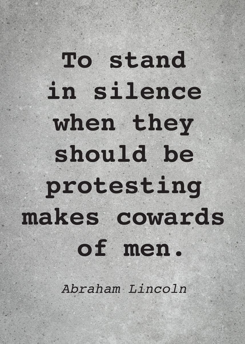 'A Lincoln Quote L026' Poster by Go Fonix | Displate