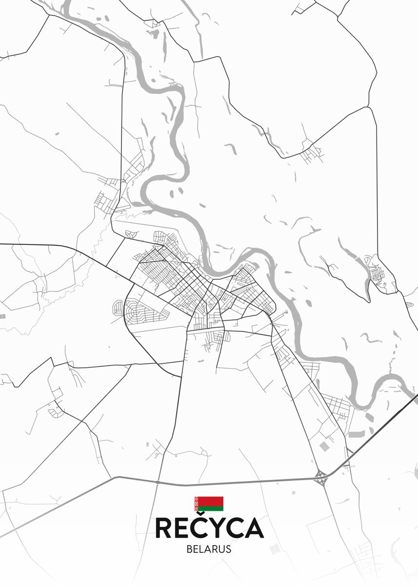 'Recyca BY' Poster, picture, metal print, paint by IMR Designs | Displate