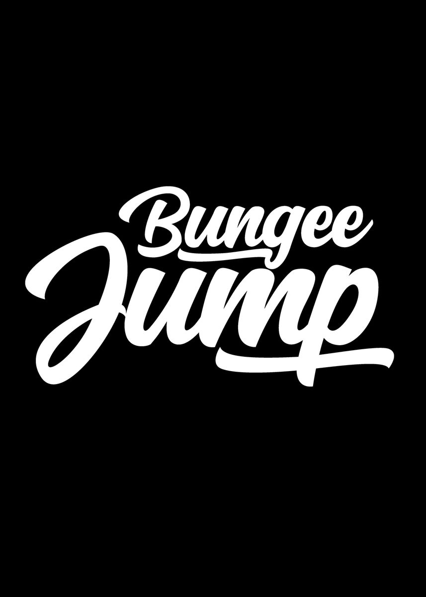 'Bungee Jump' Poster by dr3designs | Displate