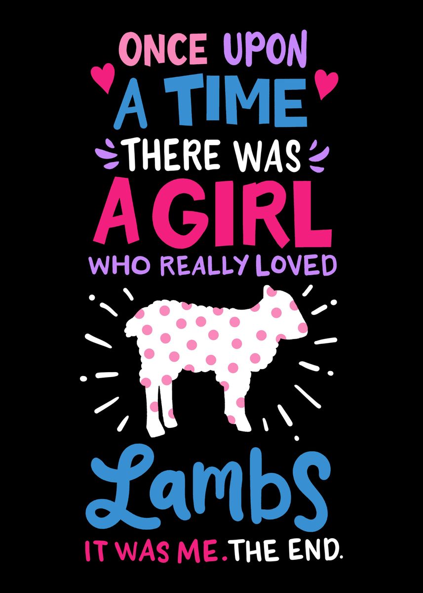 'Lambs' Poster, picture, metal print, paint by BLVCKPLATE | Displate