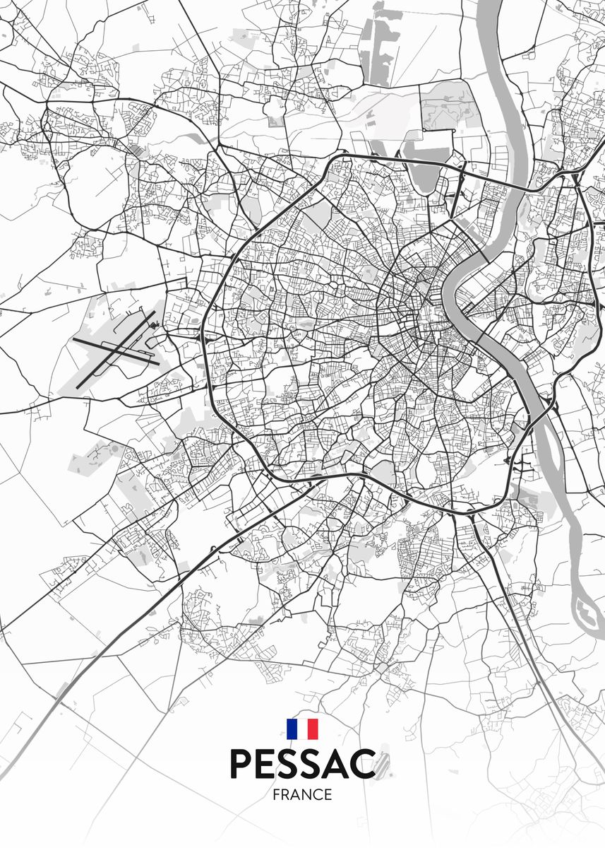 'Pessac FR' Poster by IMR Designs | Displate