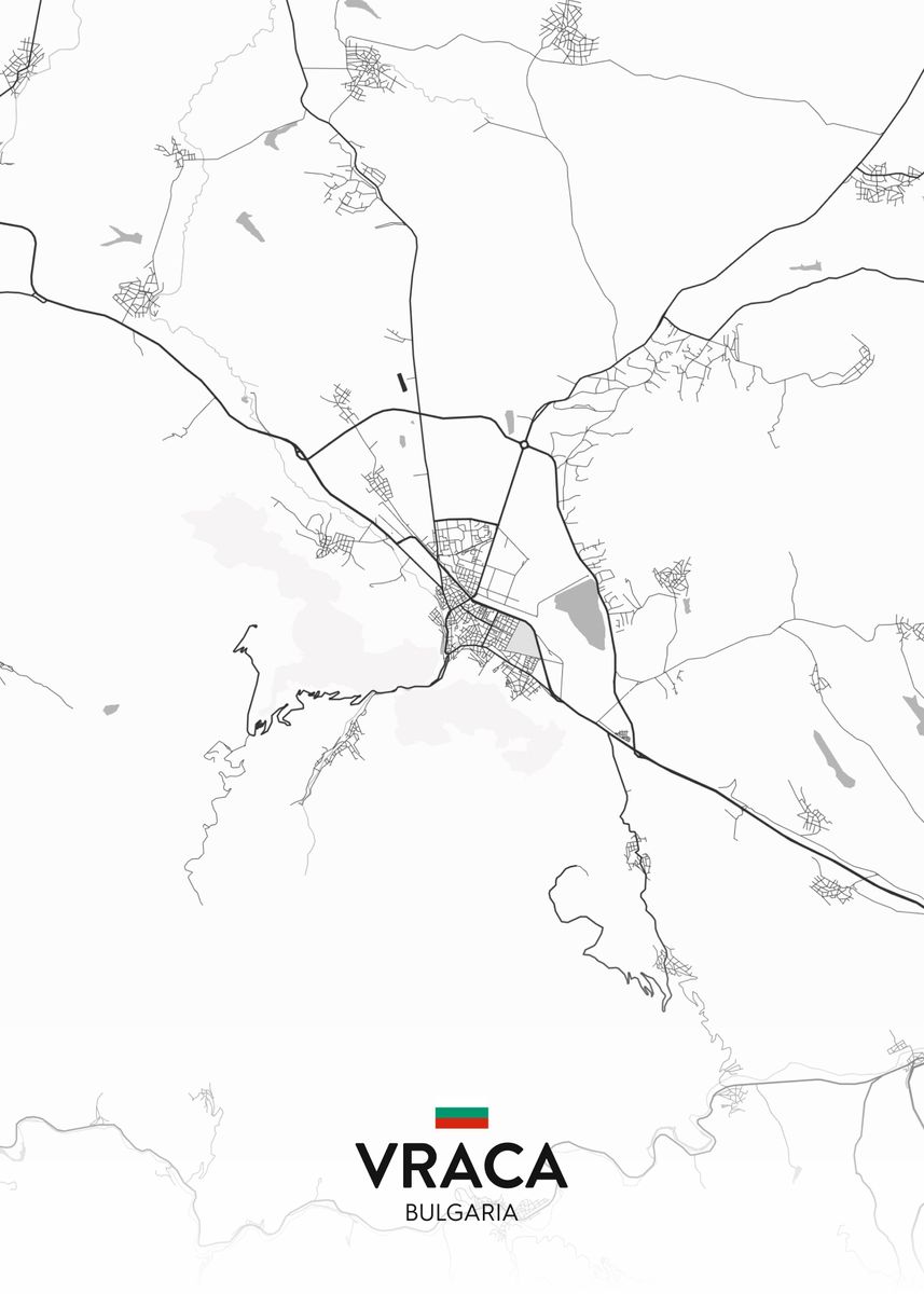 'Vraca BG' Poster, picture, metal print, paint by IMR Designs | Displate