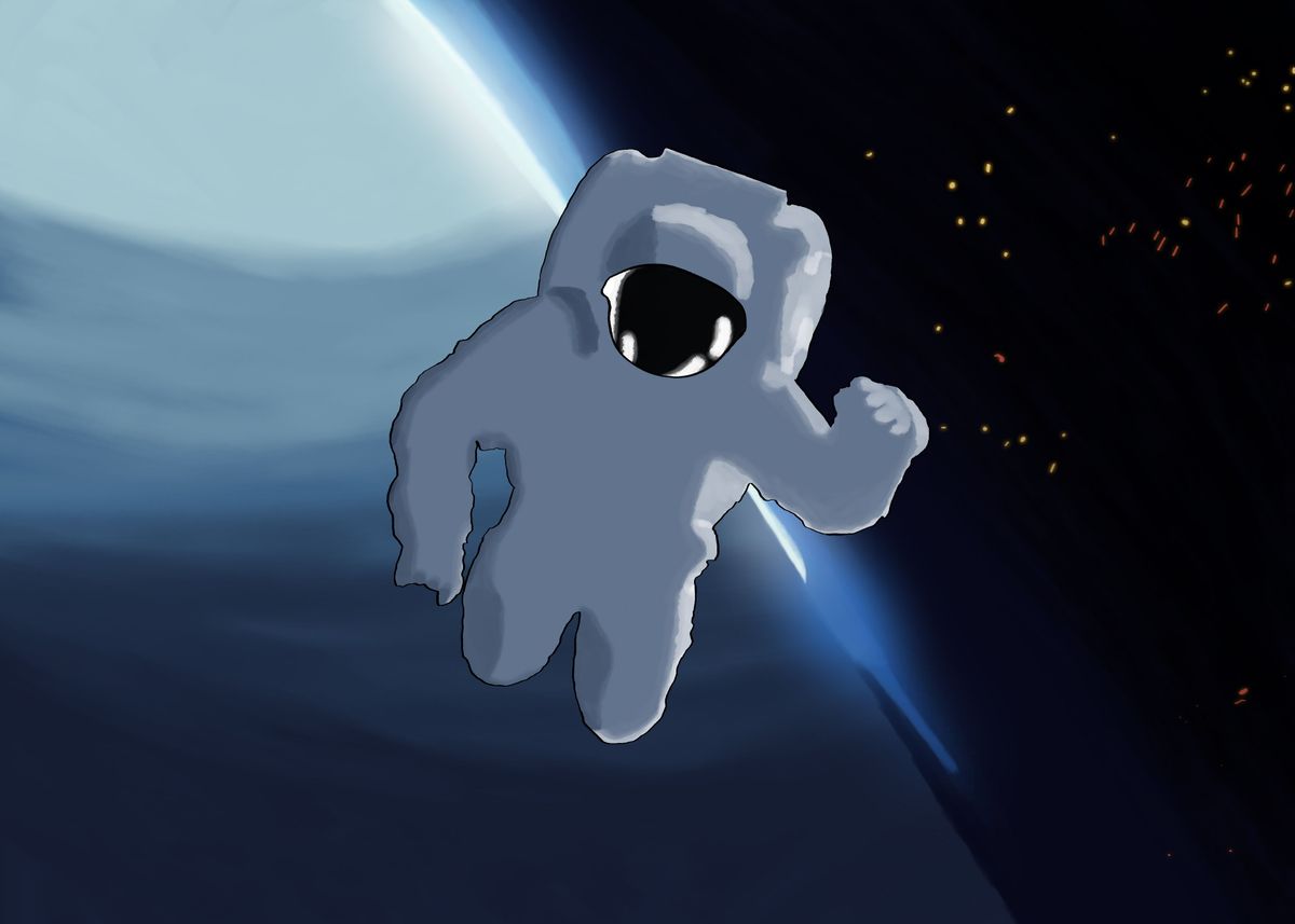 'Spaceman' Poster by Robin Johansson | Displate