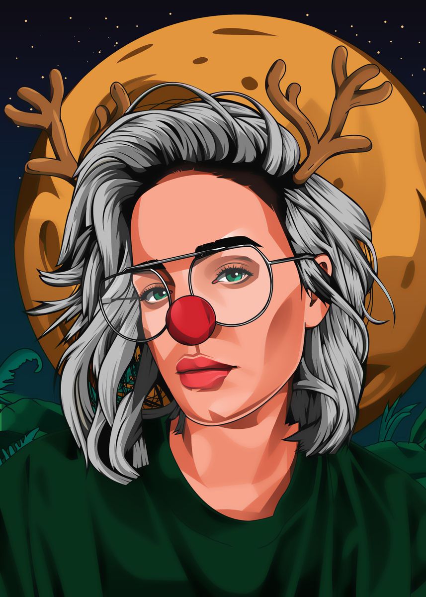 'Anne marie' Poster, picture, metal print, paint by Red Star | Displate