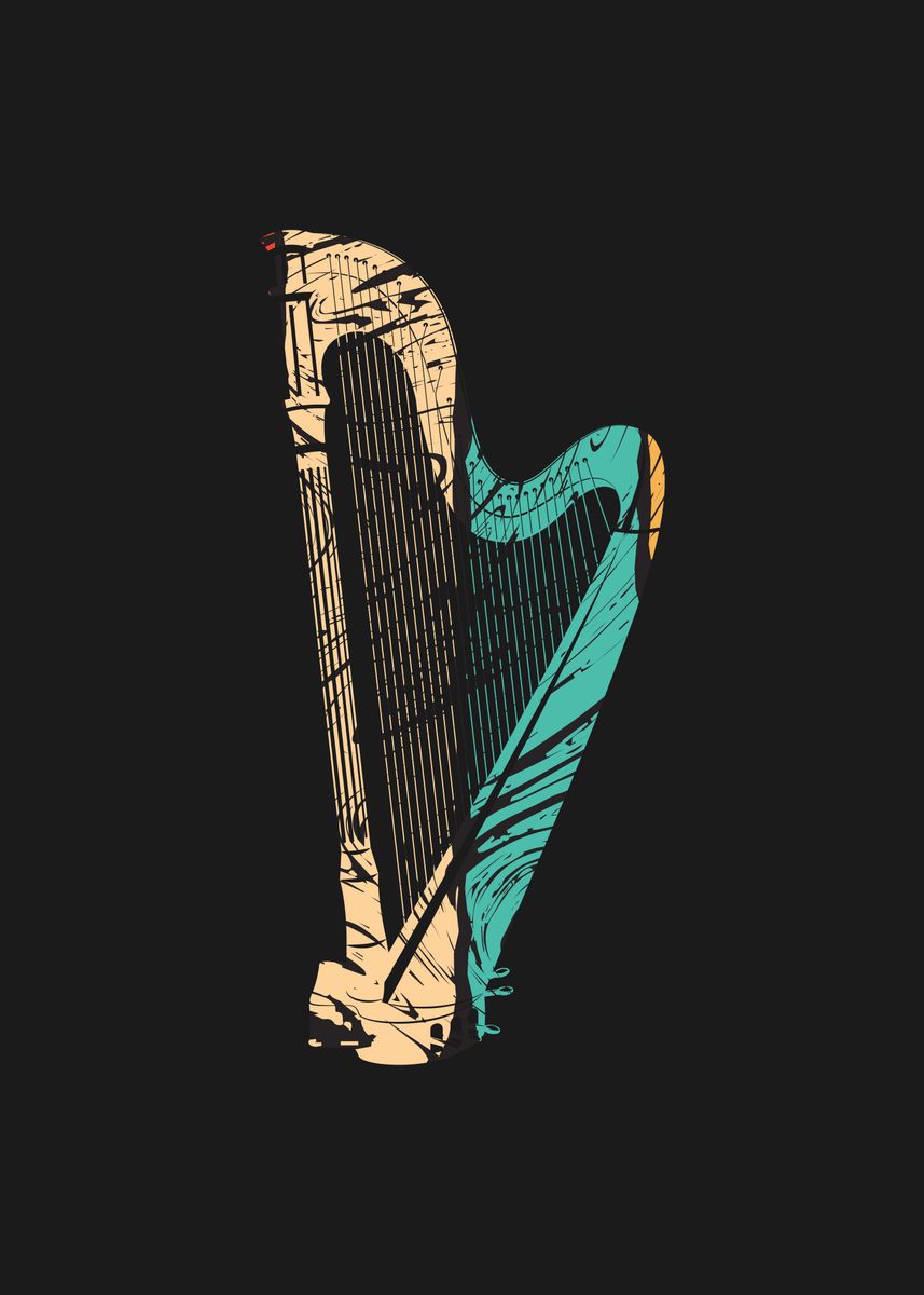 'Musical Instrument' Poster, picture, metal print, paint by Musical ...