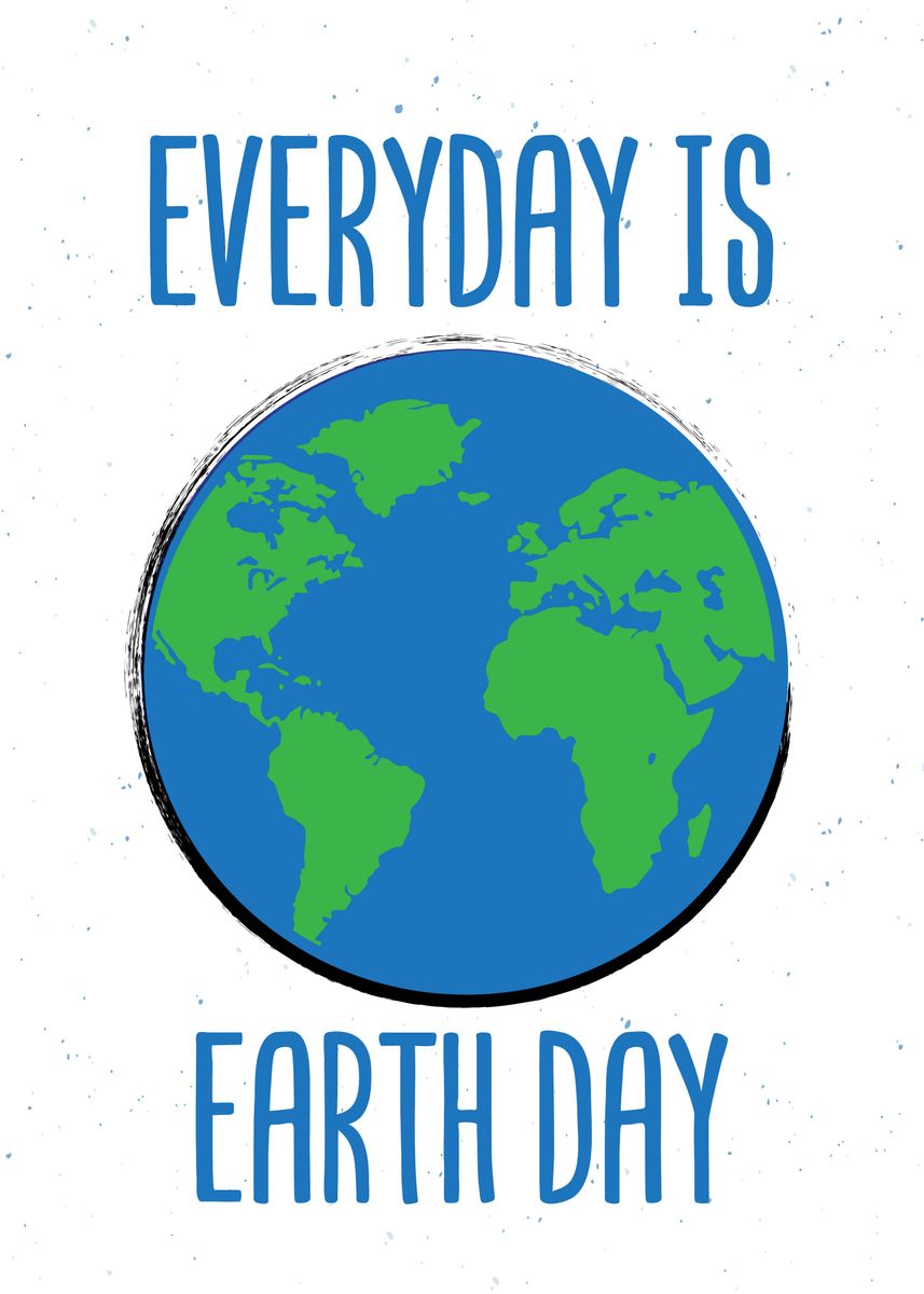 'Earth Day Wall Decor' Poster by Decoratier Qwerdenker | Displate