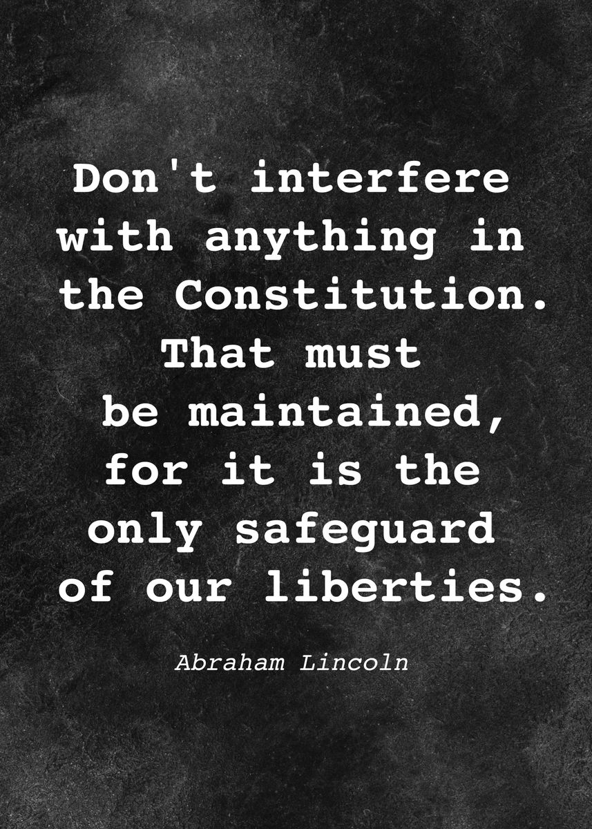 'A Lincoln Quote D018' Poster, picture, metal print, paint by Go Fonix ...