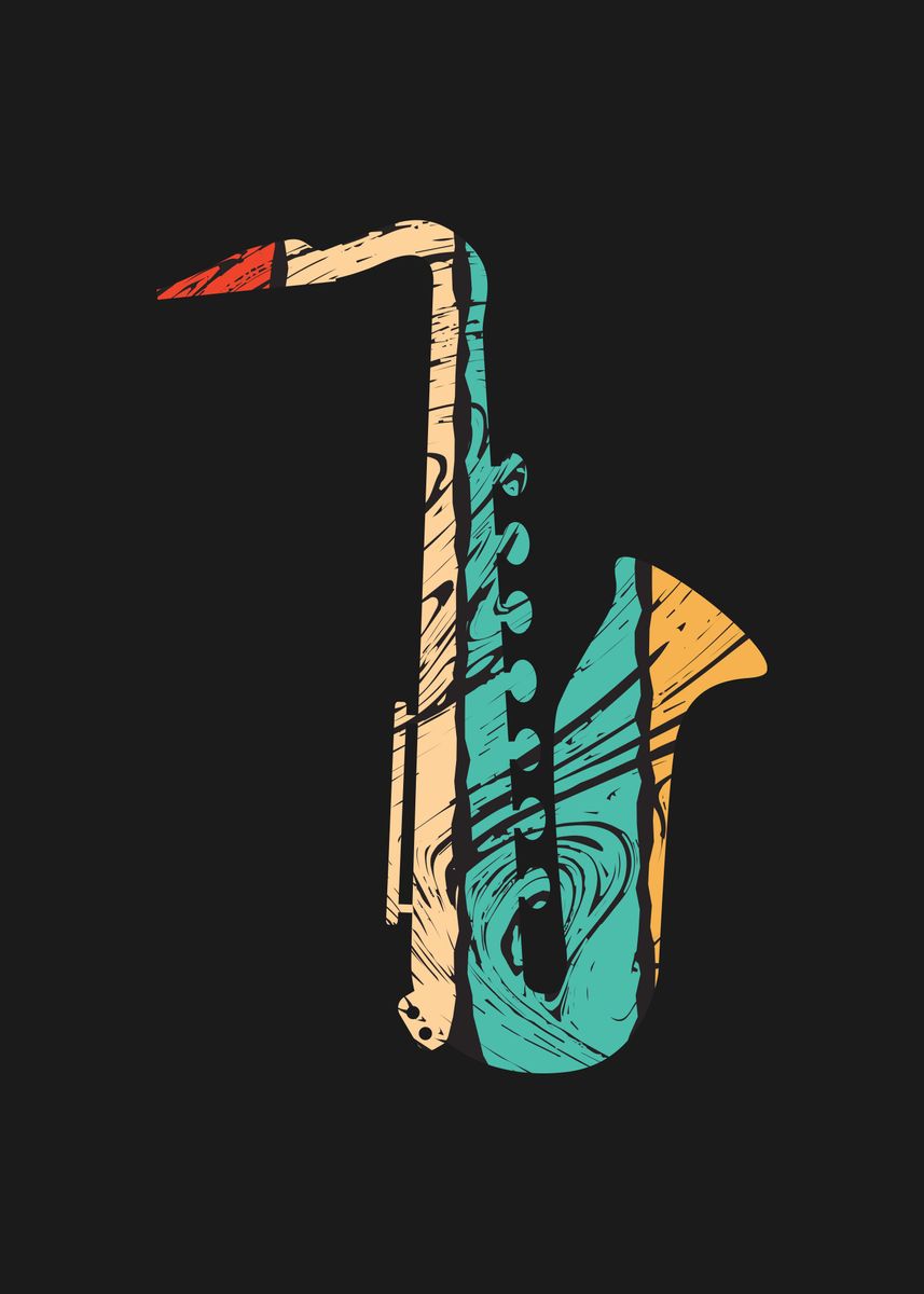 'Musical Instrument' Poster, picture, metal print, paint by Musical ...