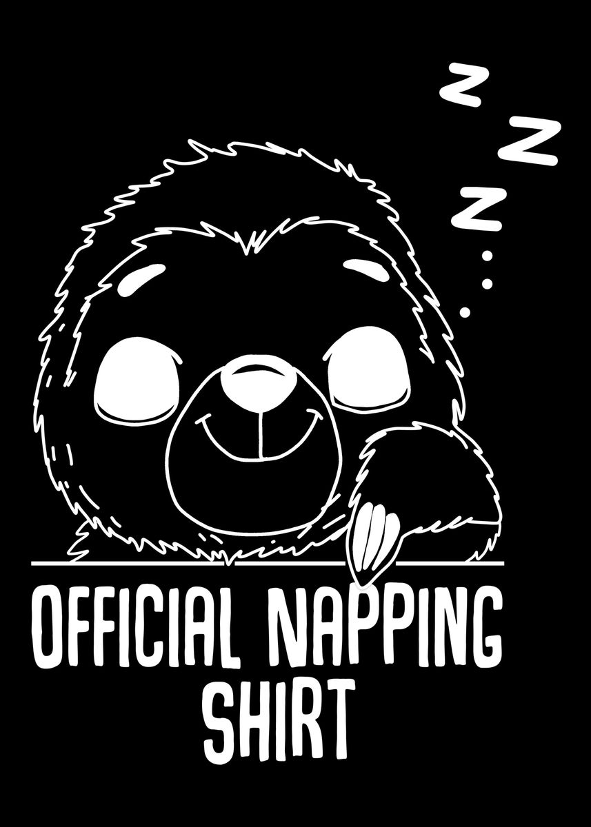 'Laziness gift' Poster, picture, metal print, paint by Stefanie ...