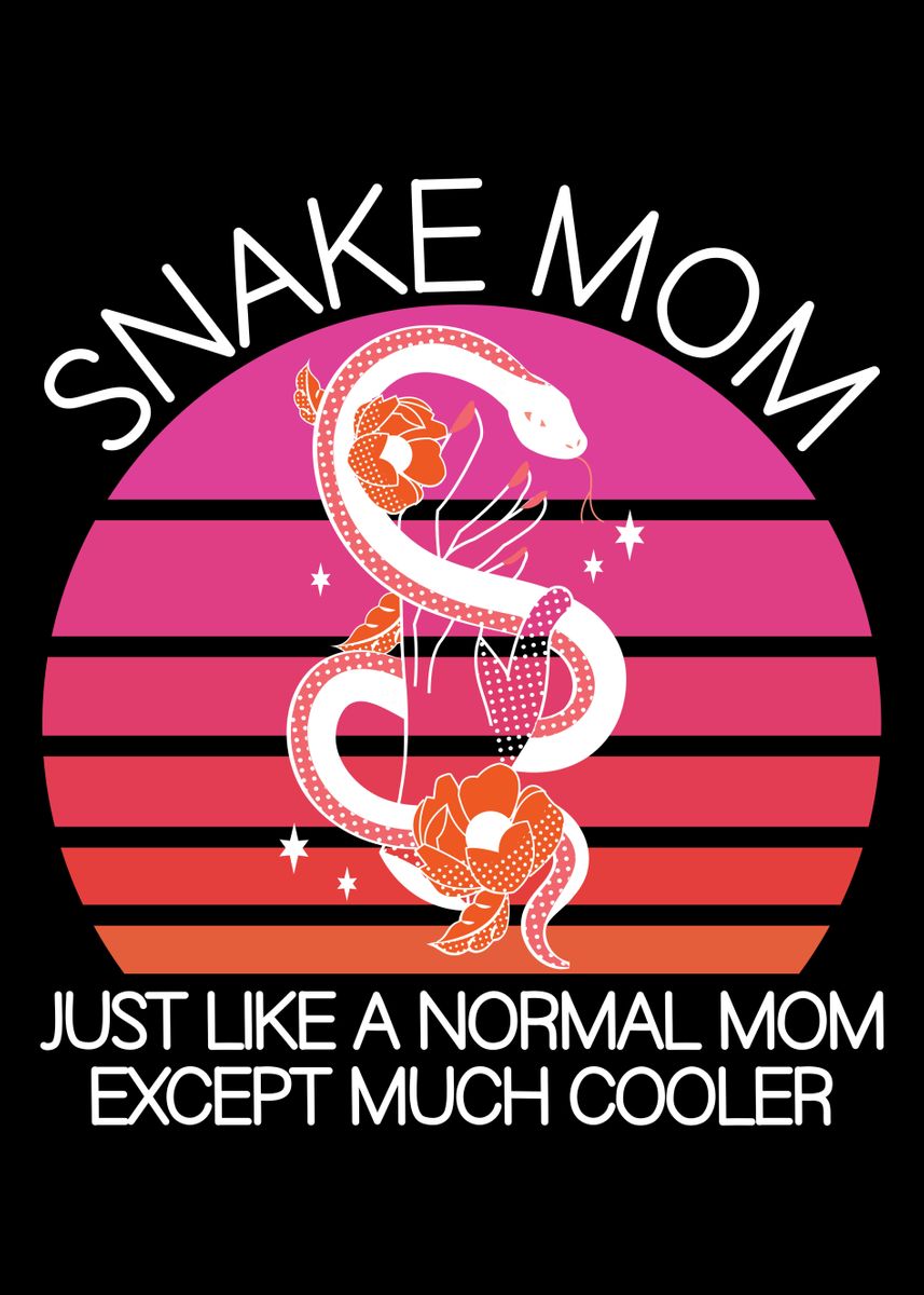 'snake mom' Poster by Andreas Schellenberg | Displate