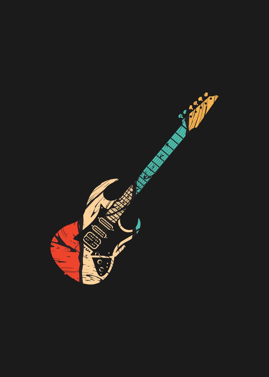 'Musical Instrument' Poster, picture, metal print, paint by Musical ...