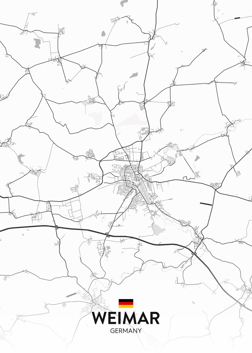 'Weimar DE' Poster by IMR Designs | Displate