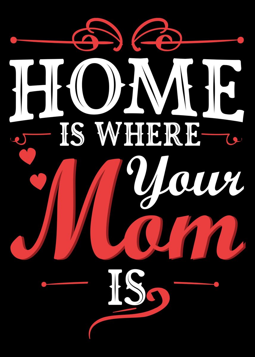 'mom gift' Poster, picture, metal print, paint by Stefanie Herrmann ...