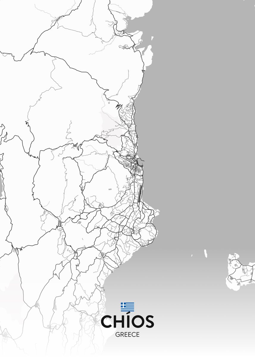 'Chios GR' Poster by IMR Designs | Displate