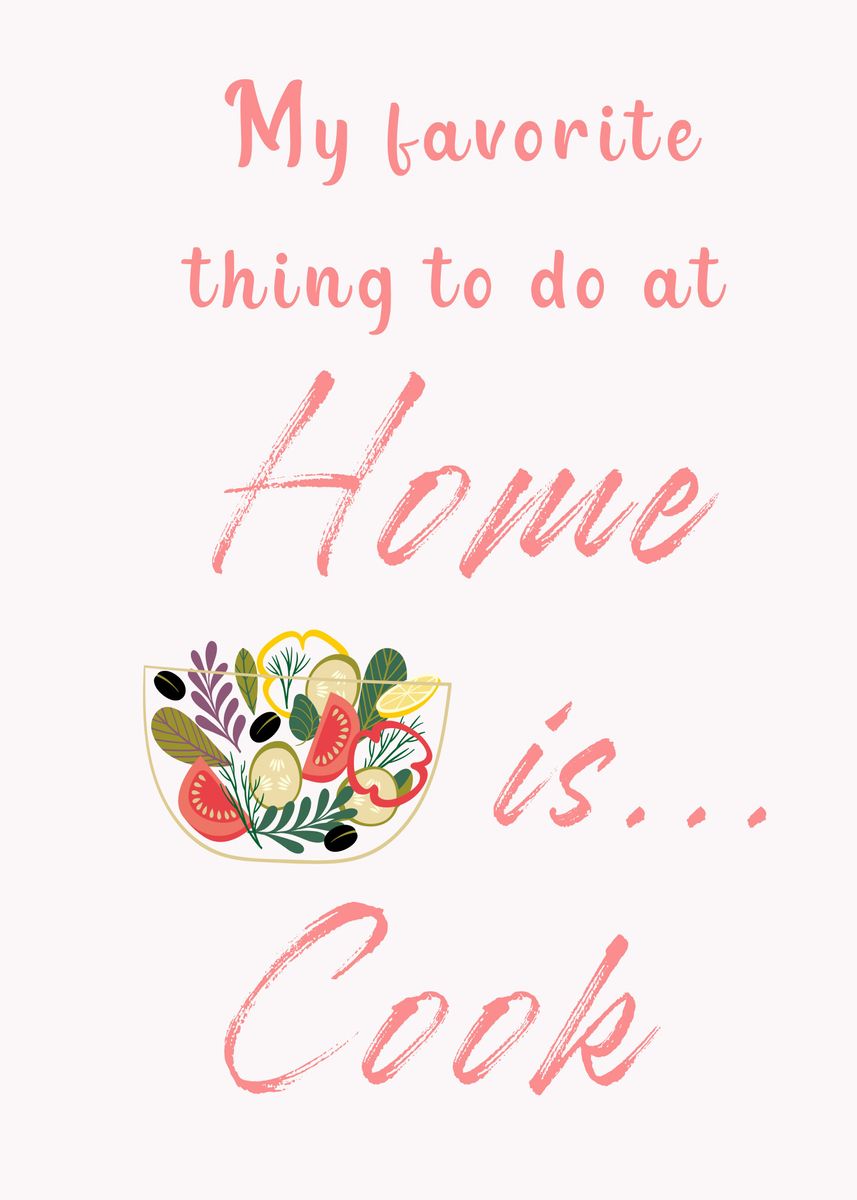 'Cook ' Poster by Ana Calvert | Displate