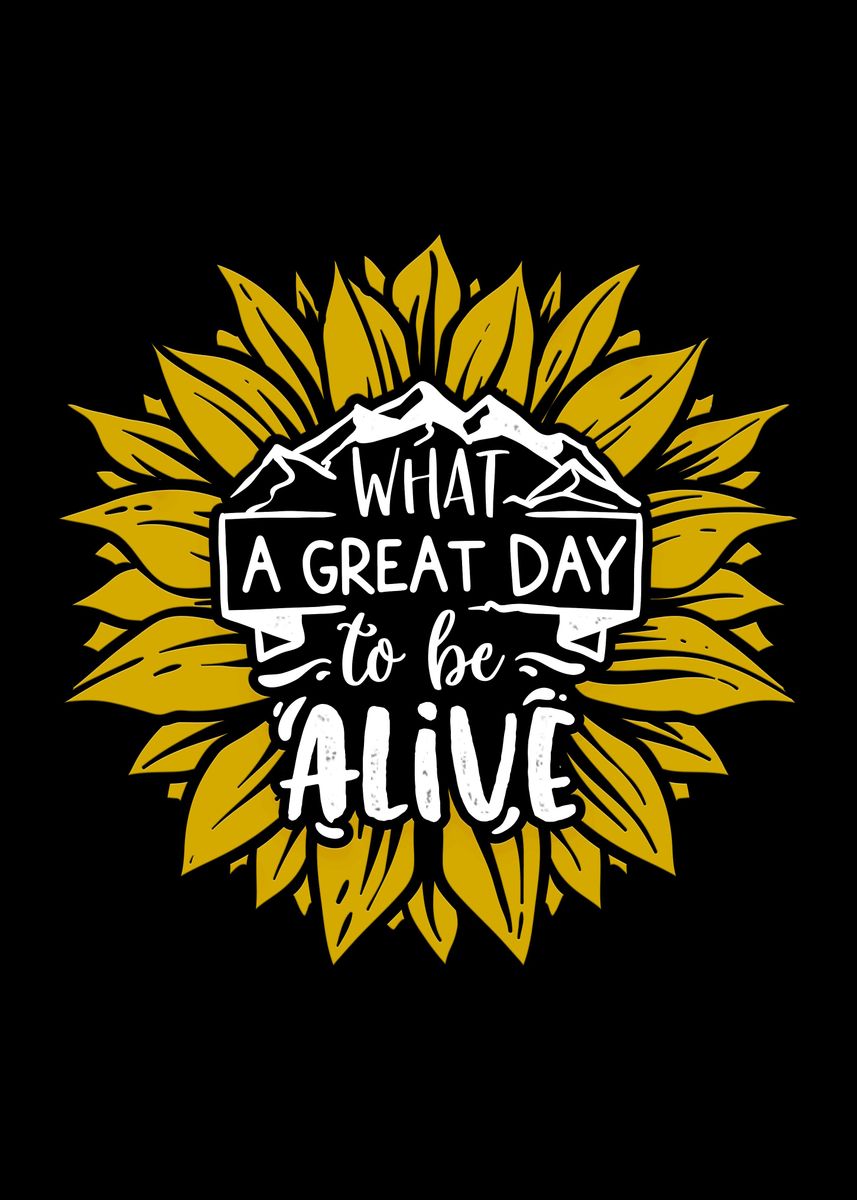 'What a great day' Poster by Juliana RW | Displate