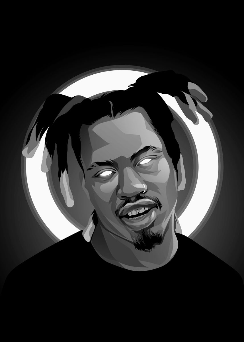 'Denzel Curry' Poster, picture, metal print, paint by Tovu Yovi ...