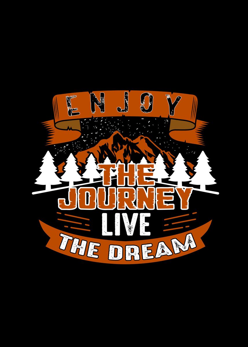 'Enjoy The Journey' Poster, picture, metal print, paint by Beone ...