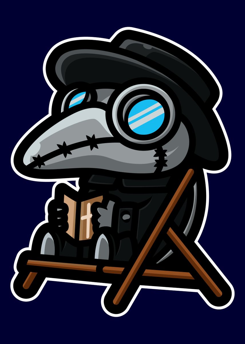 'Chibi Plague Doctor' Poster, picture, metal print, paint by ShirTom ...