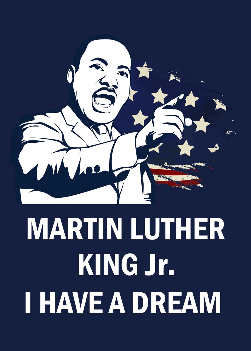 'Martin Luther King Jr MLK' Poster by Max Ronn | Displate