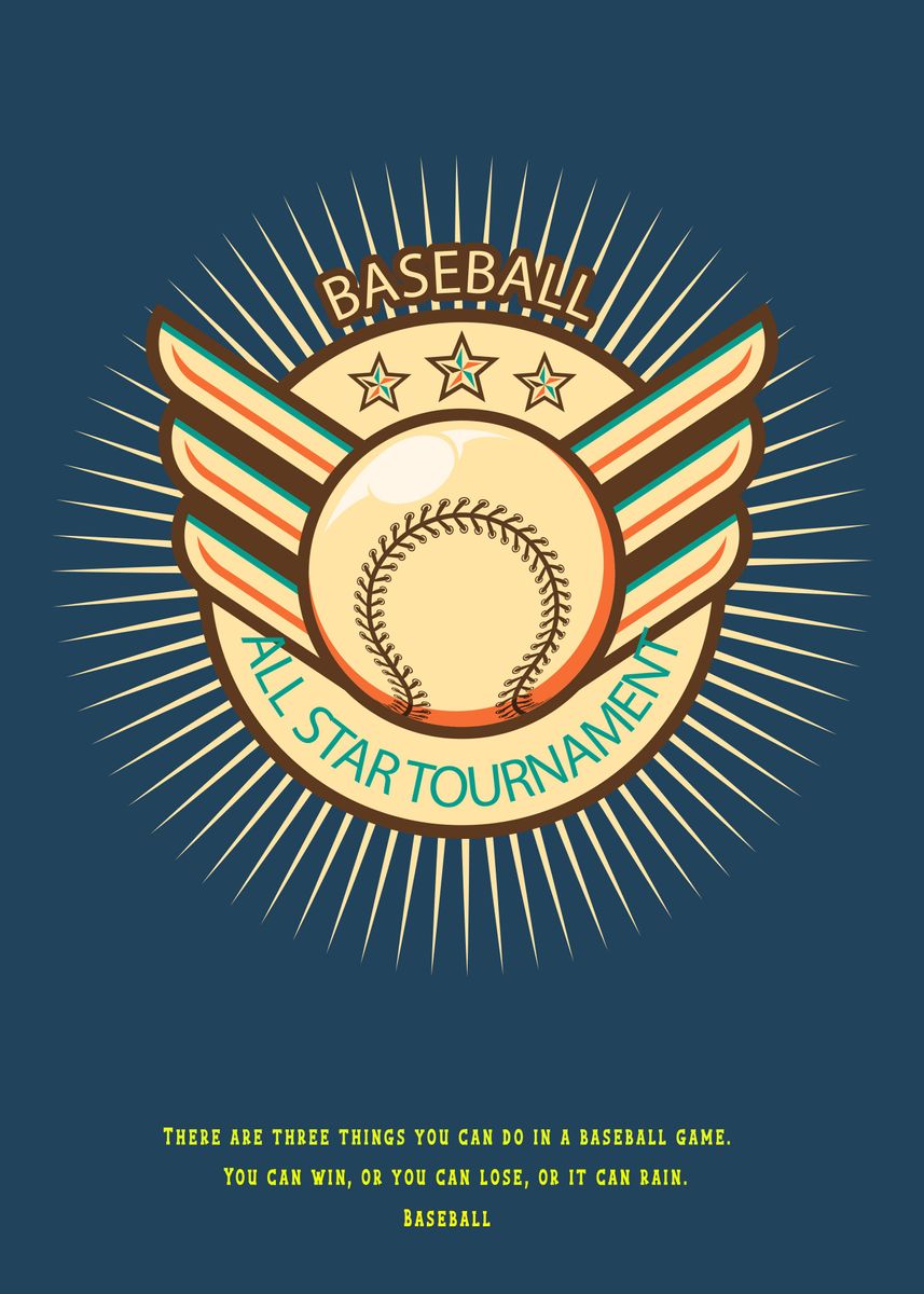 'Baseball ' Poster by Canary | Displate