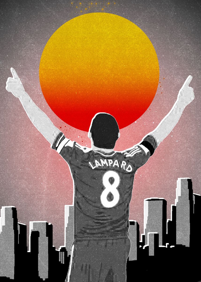 'Frank Lampard ' Poster, picture, metal print, paint by Creative Poster ...