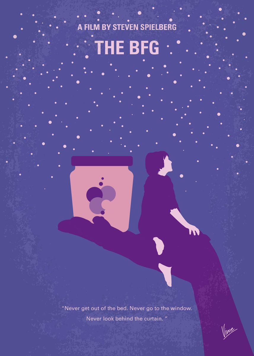 'No1242 My The BFG ' Poster, picture, metal print, paint by Chungkong ...