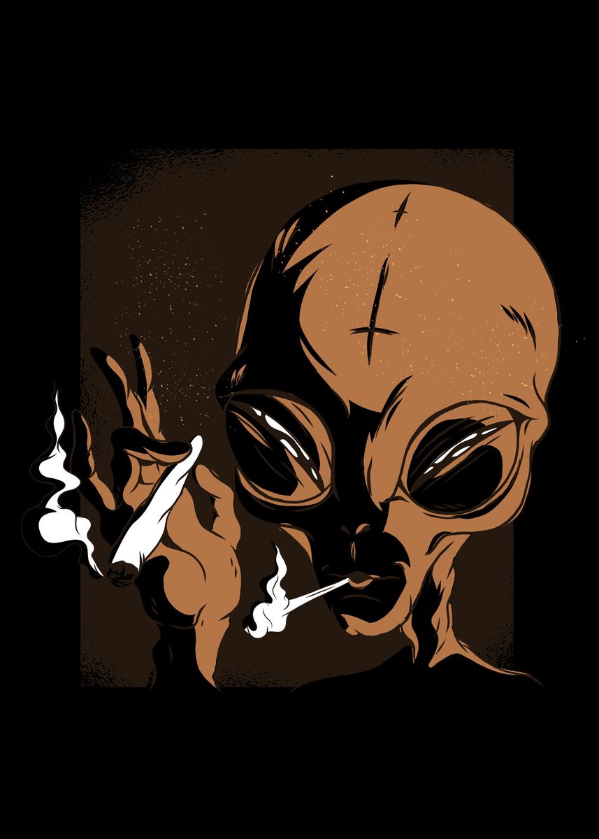 '420 Alien' Poster by AlmightyFashion | Displate