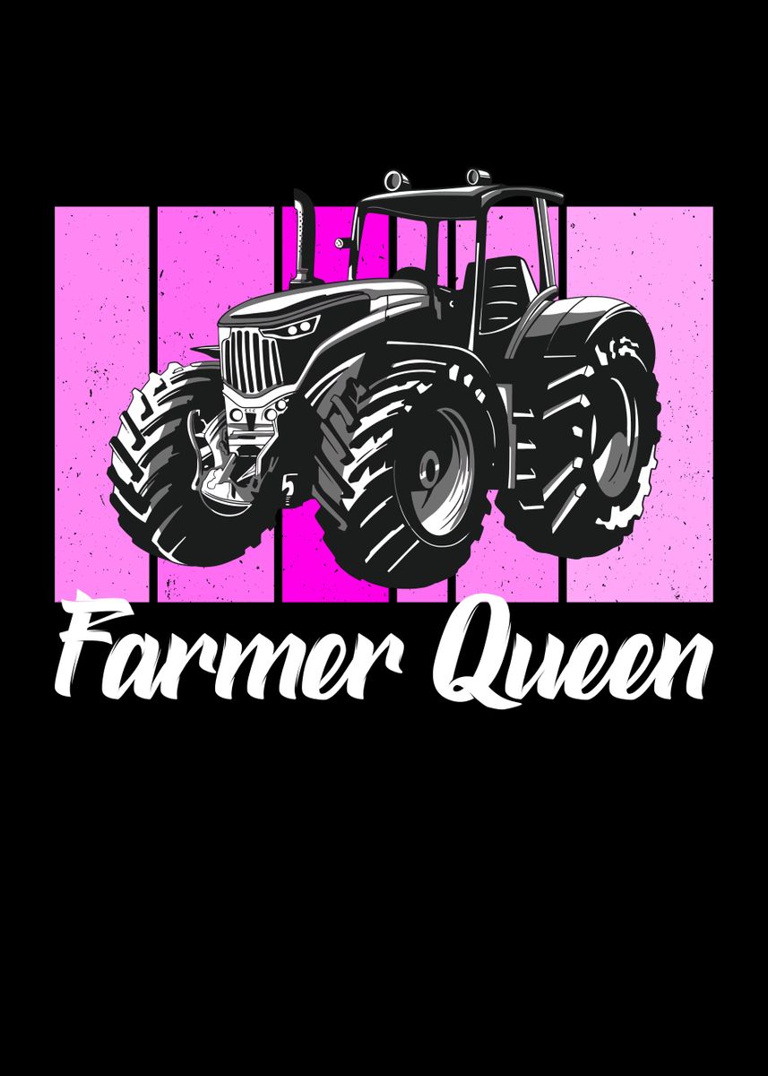 'Farmer queen' Poster by Andreas Schellenberg | Displate