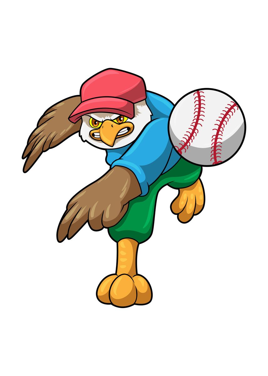 'Hawk Baseball Cap' Poster, picture, metal print, paint by Markus ...