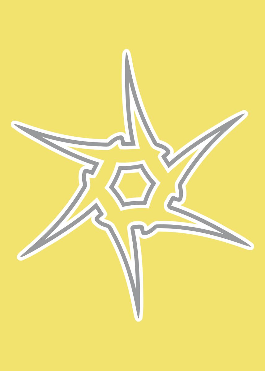 'Ninja Star' Poster by Josh B | Displate