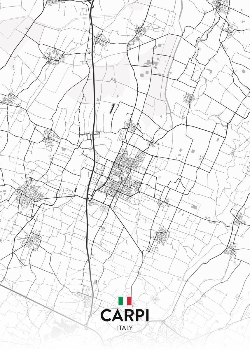 'Carpi IT' Poster, picture, metal print, paint by IMR Designs | Displate