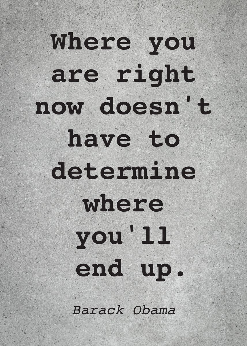 'Barack Obama Quote L022' Poster, picture, metal print, paint by Go ...