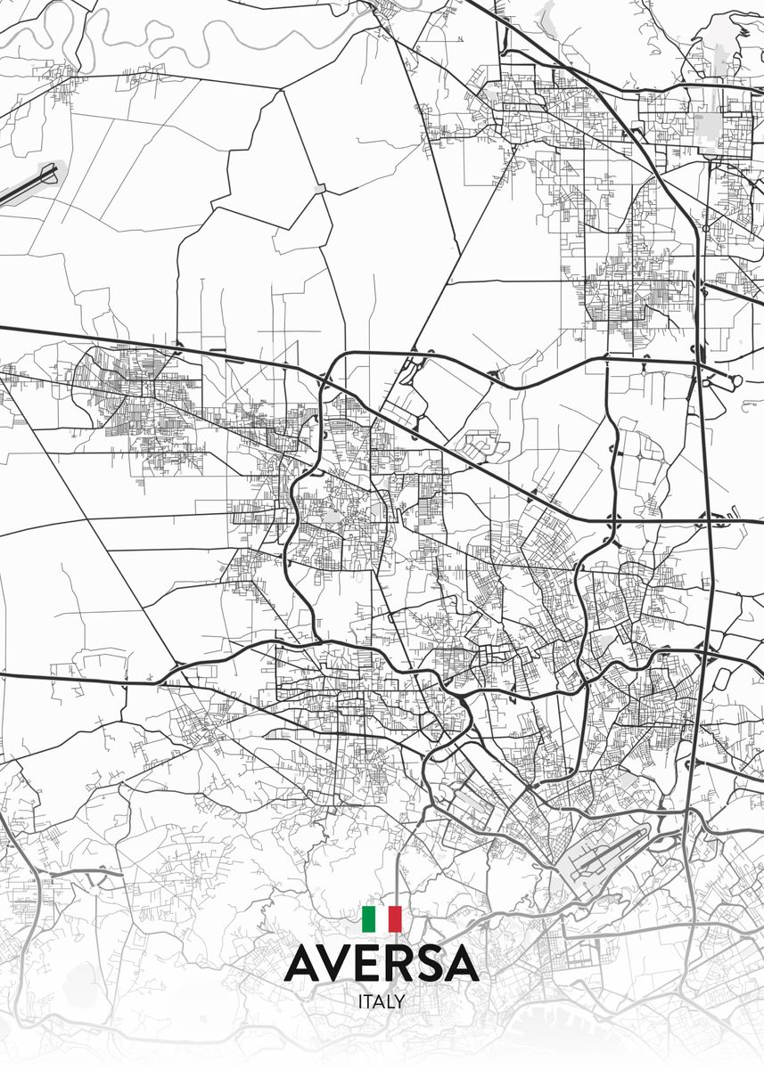 'Aversa IT' Poster, picture, metal print, paint by IMR Designs | Displate