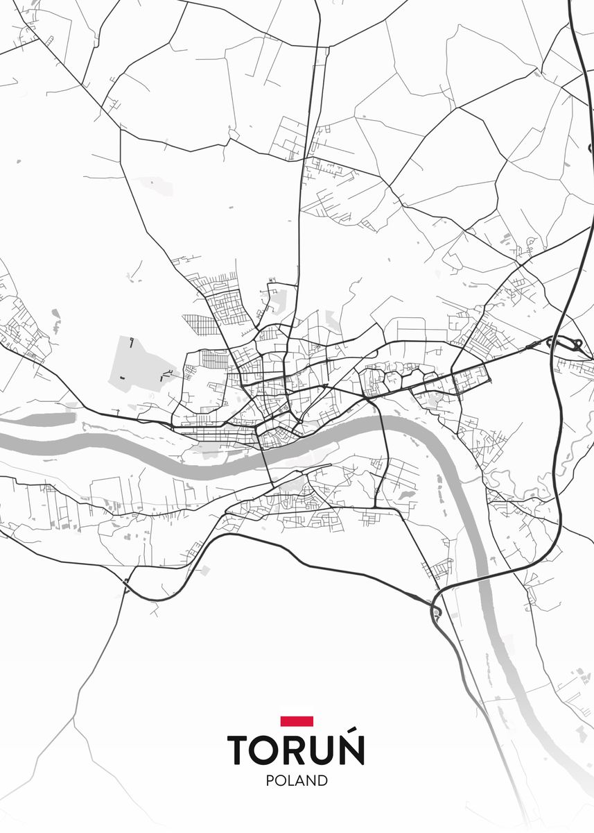 'Torun PL' Poster, picture, metal print, paint by IMR Designs | Displate