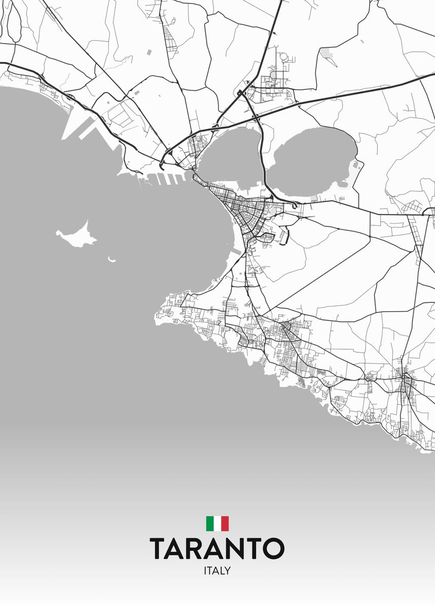 'Taranto IT' Poster, picture, metal print, paint by IMR Designs | Displate