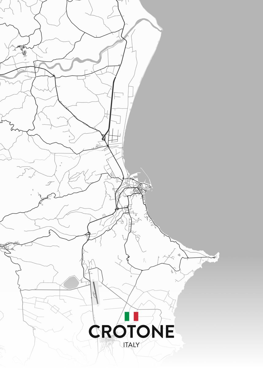 'Crotone IT' Poster, picture, metal print, paint by IMR Designs | Displate