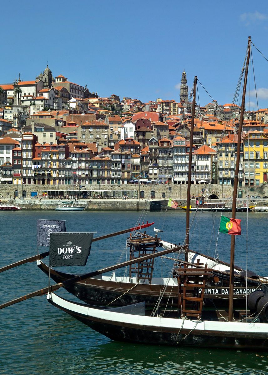 'Panorama Porto' Poster, picture, metal print, paint by insideportugal ...