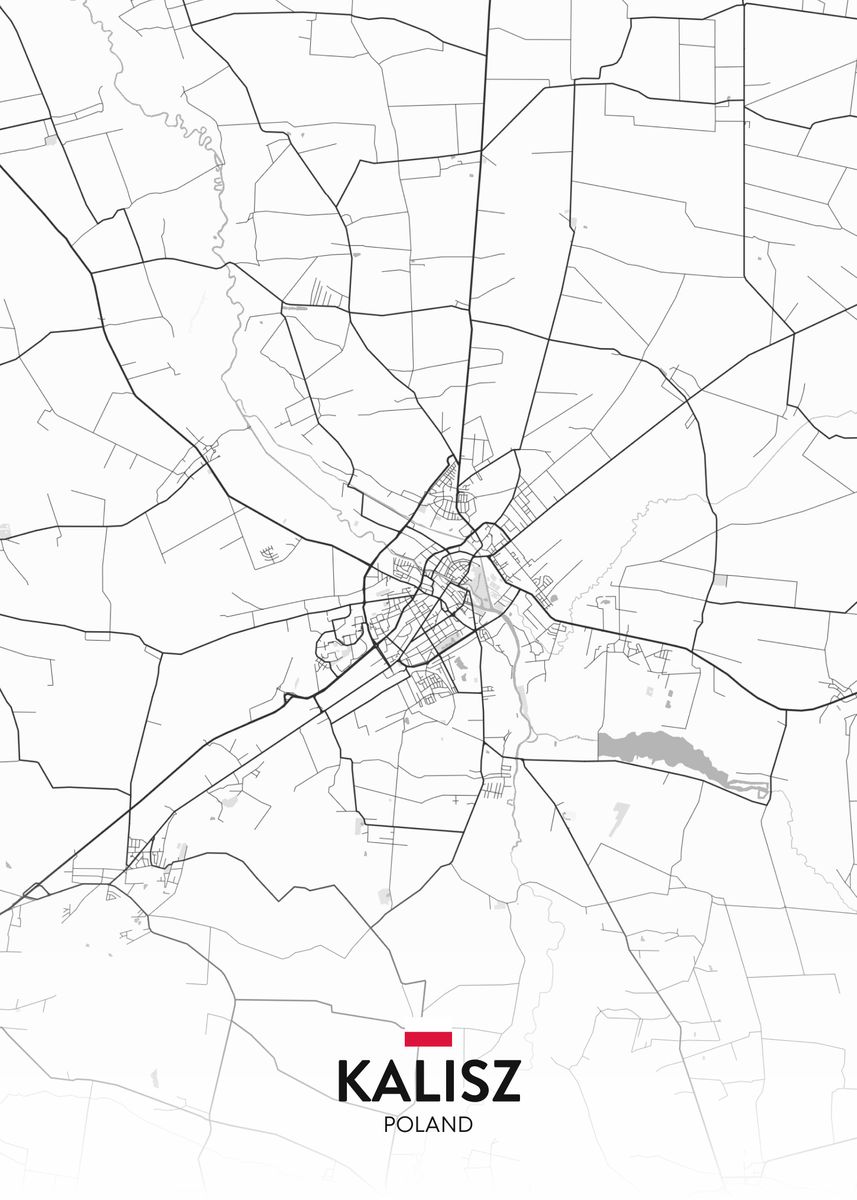 'Kalisz PL' Poster, picture, metal print, paint by IMR Designs | Displate