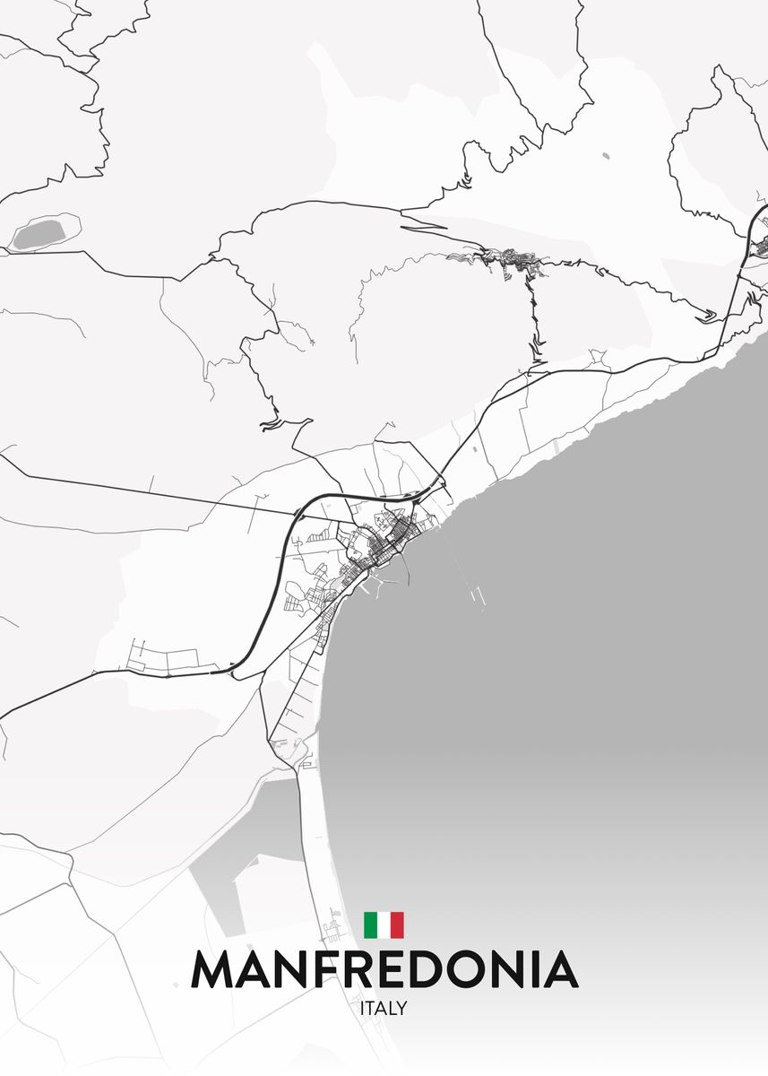 'Manfredonia IT' Poster, picture, metal print, paint by IMR Designs ...