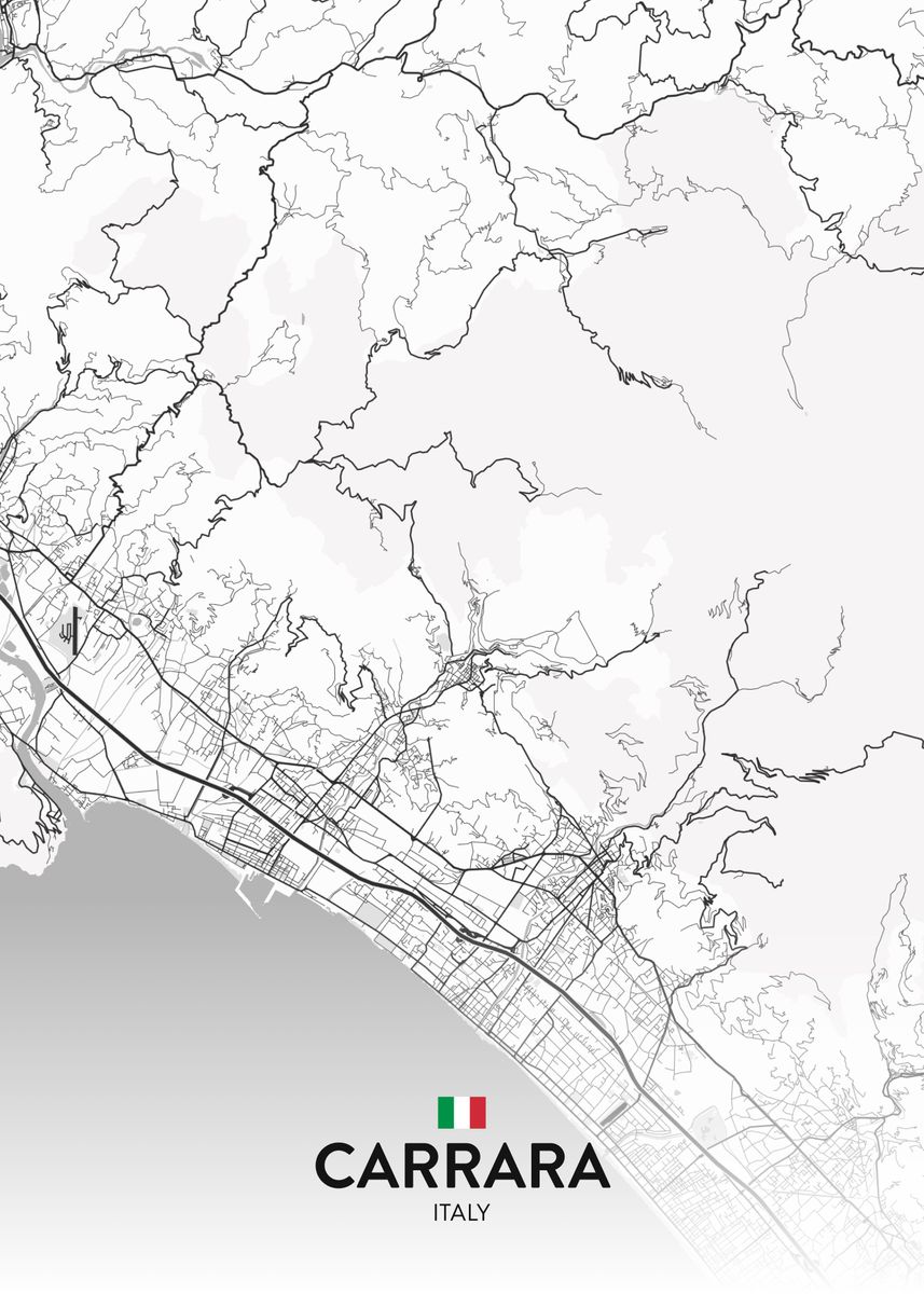 'Carrara IT' Poster, picture, metal print, paint by IMR Designs | Displate