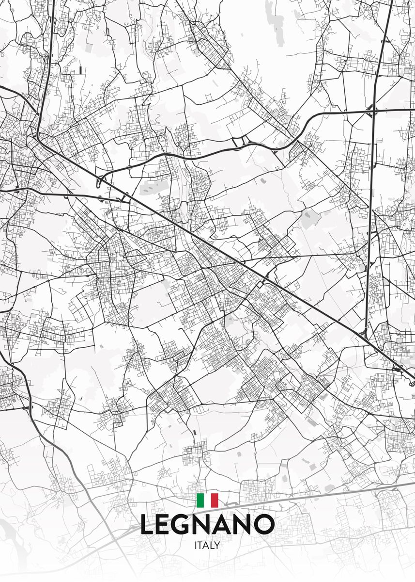 'Legnano IT' Poster, picture, metal print, paint by IMR Designs | Displate